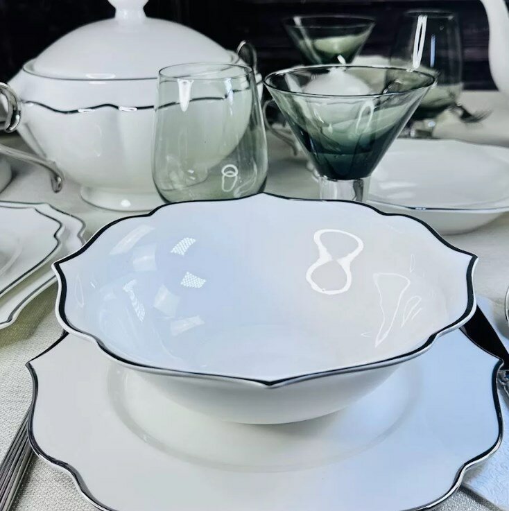 Салатник MAGNOLIA SILVER 23см 205-594 118-205-594