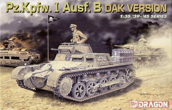 6207 Dragon Немецкий танк Pz.Kpfw. I Ausf.B 1/35