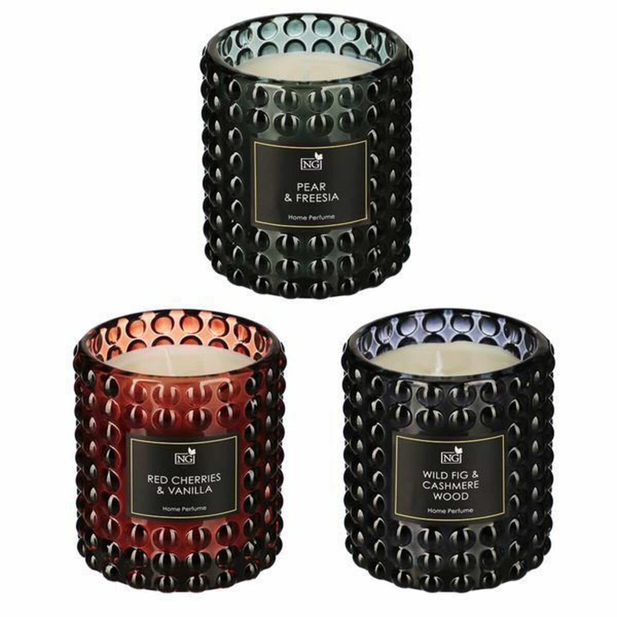 Свеча ароматизир. Home Perfume 175 гр. wild fig cash, pear&freesia, red cher&vanill NEW GALAXY (аромат в ассортименте) (цена за 1 шт.)