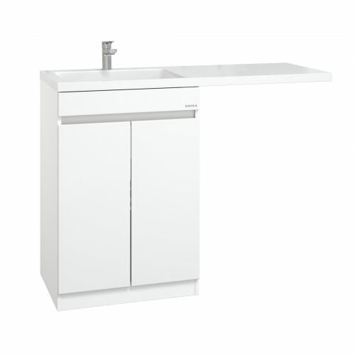 Тумба Onika Милтон Нова 58 напольная под стиральную машину, белая