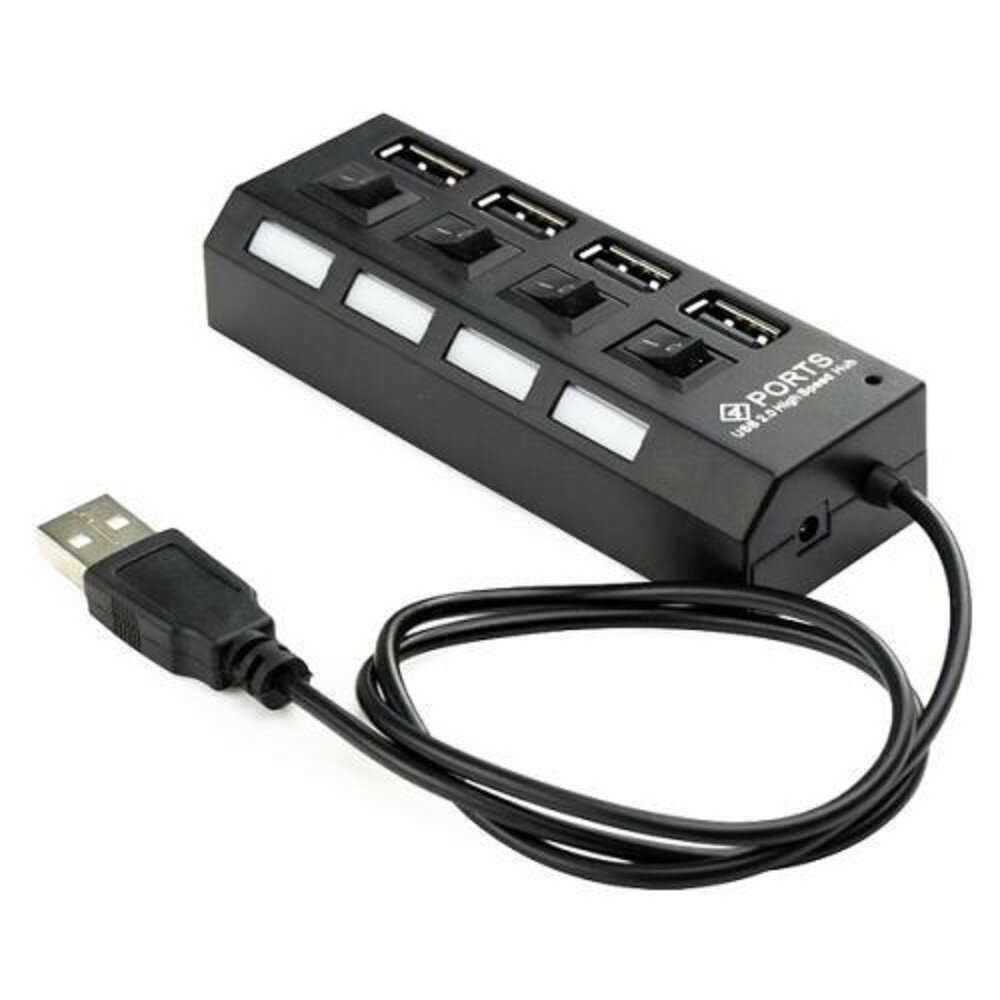 USB-хаб (концентратор) Gembird UHB-243-AD, портов - 4