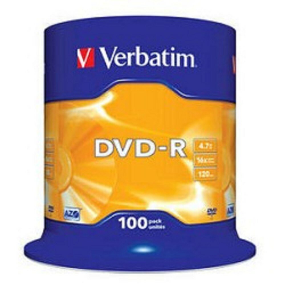Оптический диск DVD-R Verbatim 43549 DVD-R