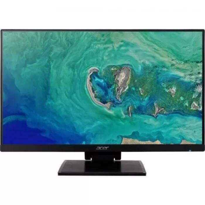 Монитор Acer 23.8" UT241YAbmihuzx черный IPS LED 4ms 16:9 HDMI M/M матовая HAS 250cd 178гр/178гр 1920x1080 75Hz VGA DP FHD USB Touch 6.37кг