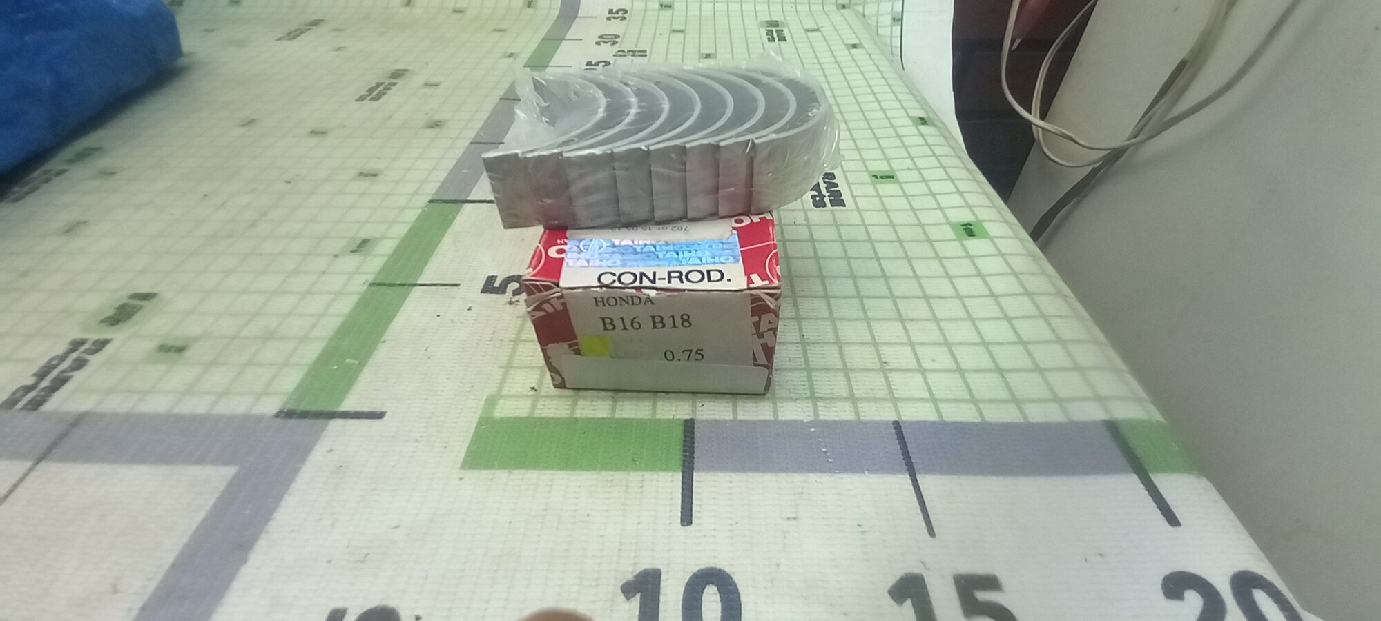 Вклад шатунные (0,75мм) Honda Civic CRX Integra