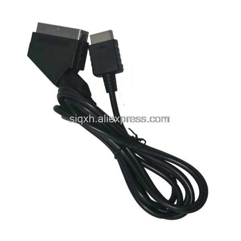 10 шт./лот 1,8 м 180 см RGB Scart кабель для Sony Playstation PS1 PS2 PS3 TV AV запасной провод для подключения игрового шнура