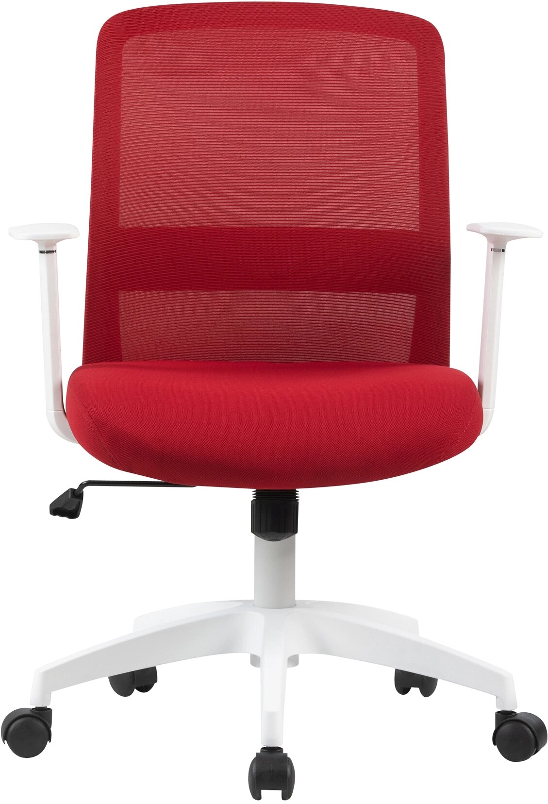 CS-WMC333-RD / Кресло Cactus CS-WMC333-RD, на колесиках, сетка/ткань, темно-красный