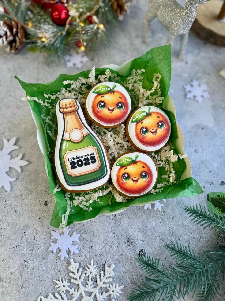 Пряники Новый год Змеи 2025