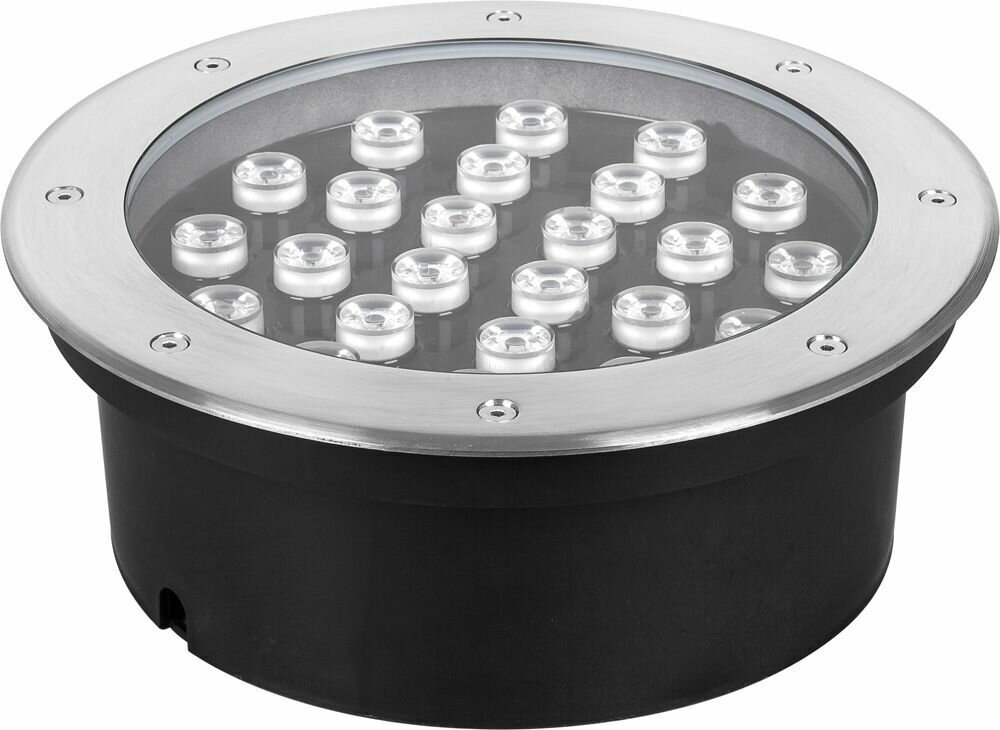 Светодиодный светильник тротуарный грунтовый Feron SP2707 18W 6400K 85-265V IP67 32135