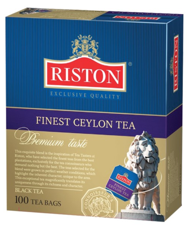 Riston Чай черный Finest, 100 пакетиков по 1,5 г