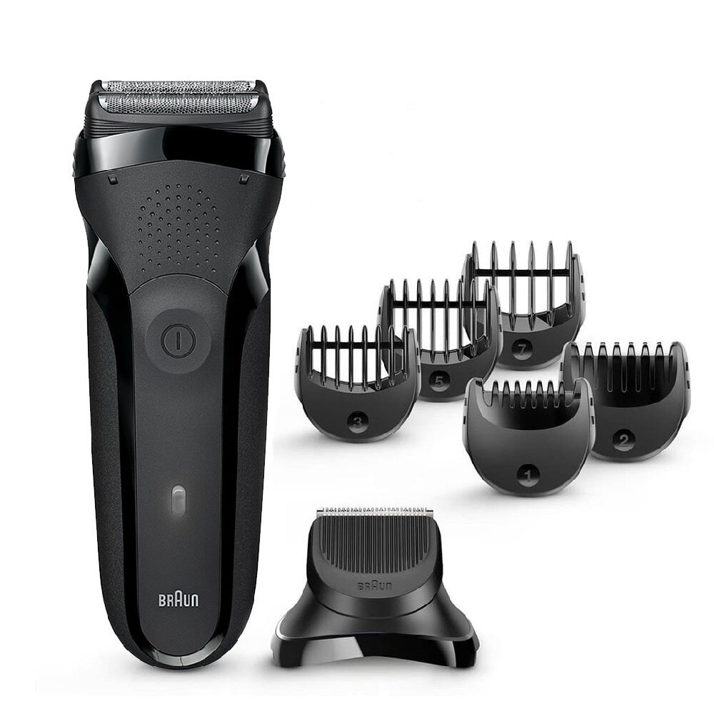 Электробритва Braun Series 3 Shave&Style 300bt + насадка-триммер и 5 гребней