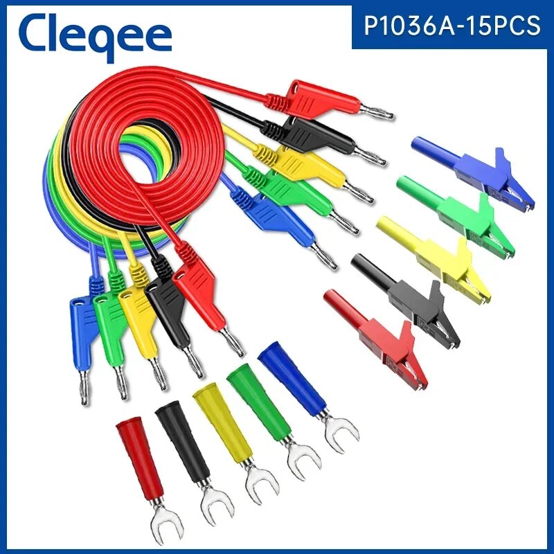 CLEQEE Комплект тестовых проводов 15PCS