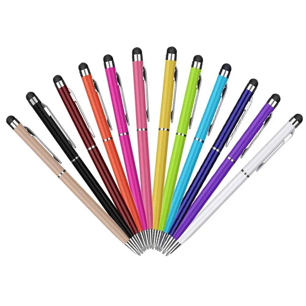 Универсальная емкостная ручка, стилус для сенсорного экрана для Ipad, планшетного ПК, Samsung, емкостная ручка случайного цвета