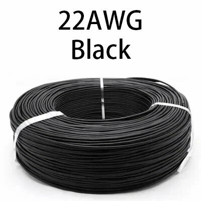 PULAND UL2547 Сигнальный экранированный кабель 2-8 жил 2 Cores, 22AWG Black, 20 meters