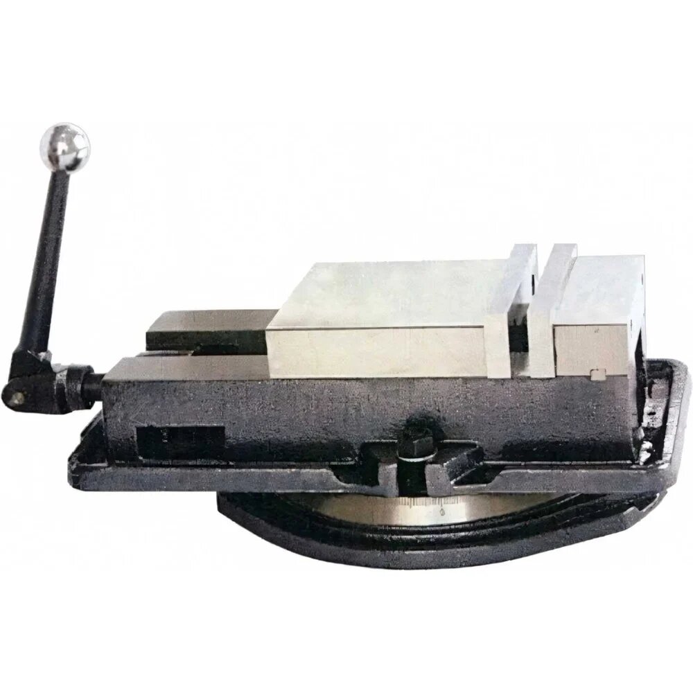 Станочные тиски GRIFF 100мм, поворотные, прецизионные, серия QM16 b241301, чугунные губки, чугунный корпус