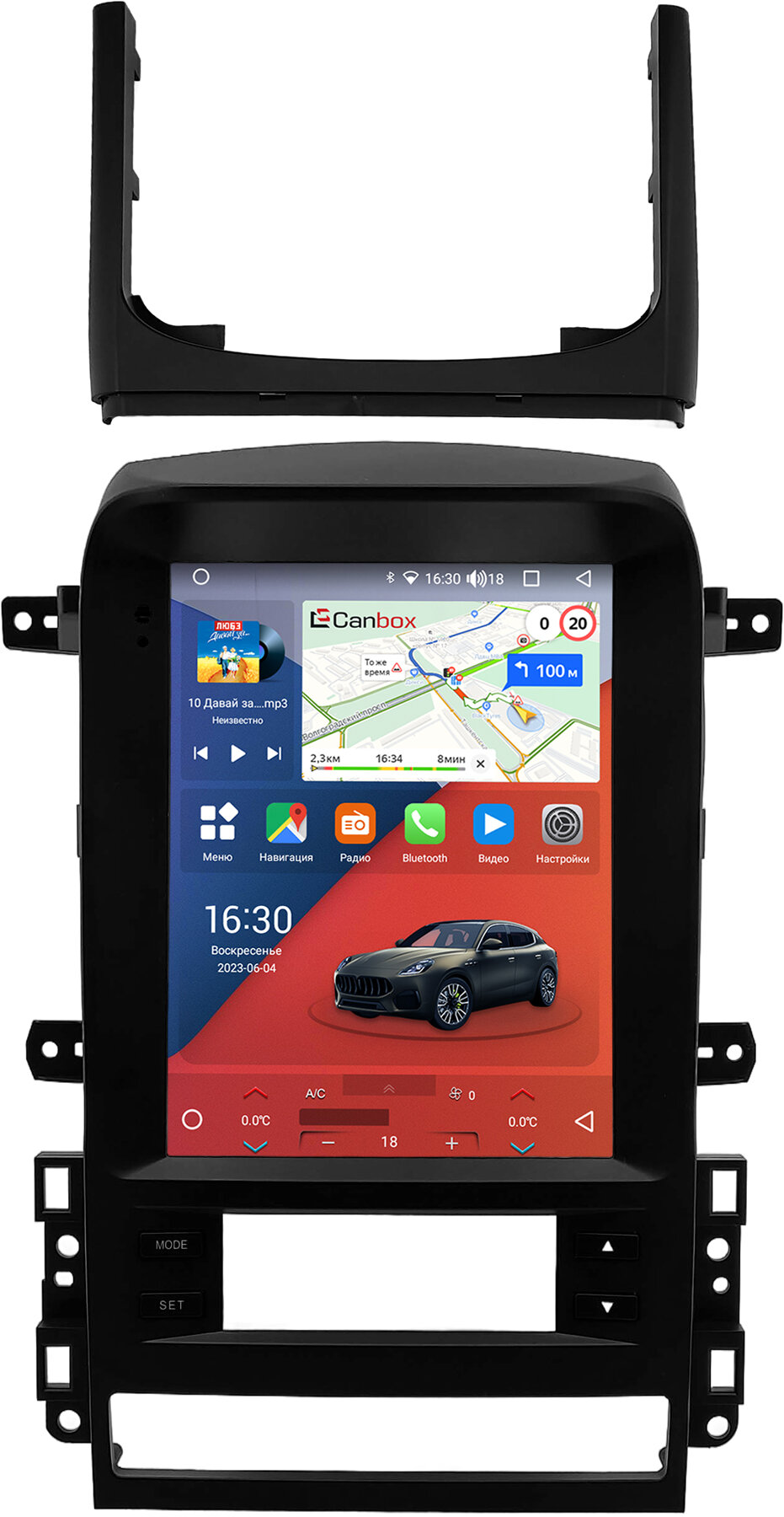 Штатная магнитола Chevrolet Captiva 2006-2011 Canbox PRO-Line (Tesla) 9.7" 12/256 7884-1312-274 Android 13 (4G-SIM, DSP, QLed)