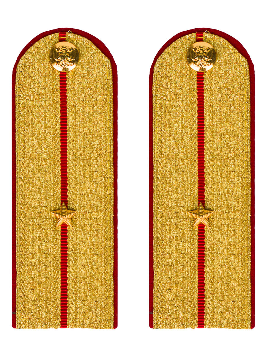 Погоны Мвд парадные звание Младший Лейтенант цвет золотой