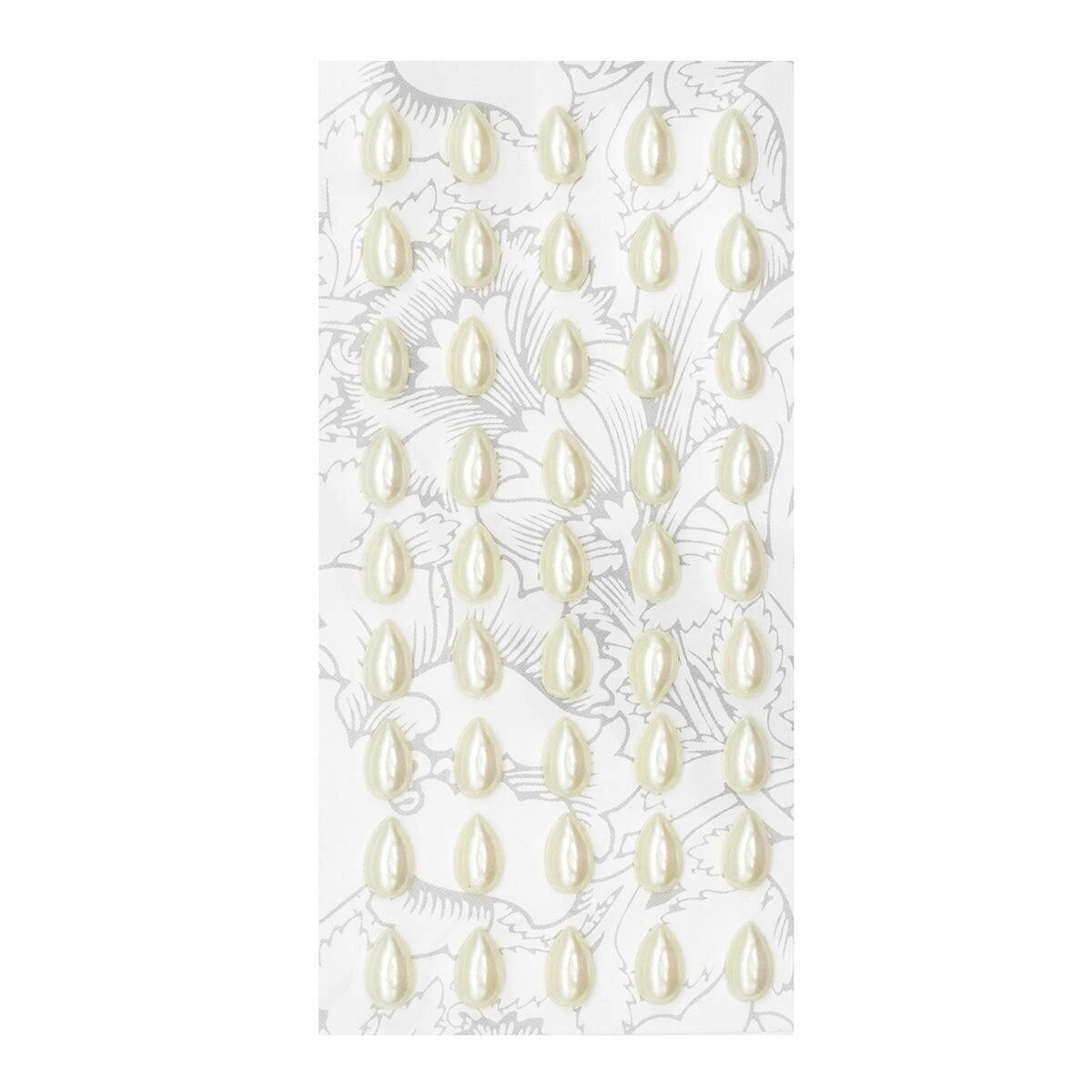 Декоративные наклейки Astra&Craft "Жемчуг" 6х10 мм, Z24 молочный