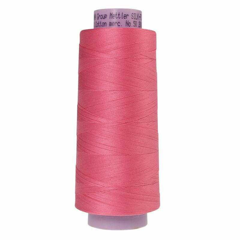 Нить для машинного квилтинга METTLER "Silk Finish", Cotton 50, 1829 м, цвет 0067, Roseate