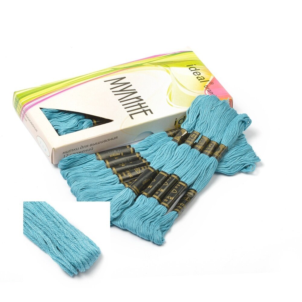 Нитки мулине IDEAL 100% хлопок, 24х8 м, цвет 324 (МУЛ. ТВ. IDEAL.324)