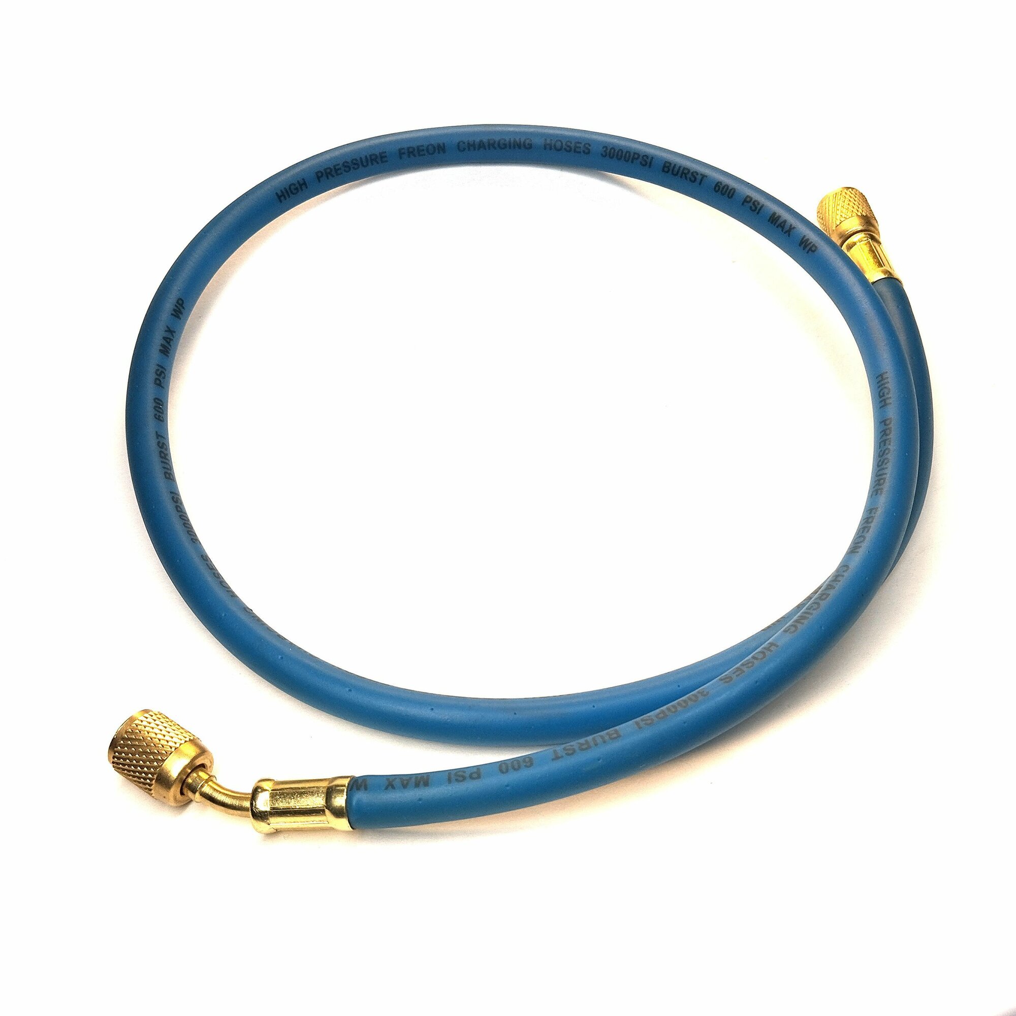 Шланг заправочный 36 " (90см) для фреона R-134, R-404, R-407 с латунными наконечниками (1 шт.)
