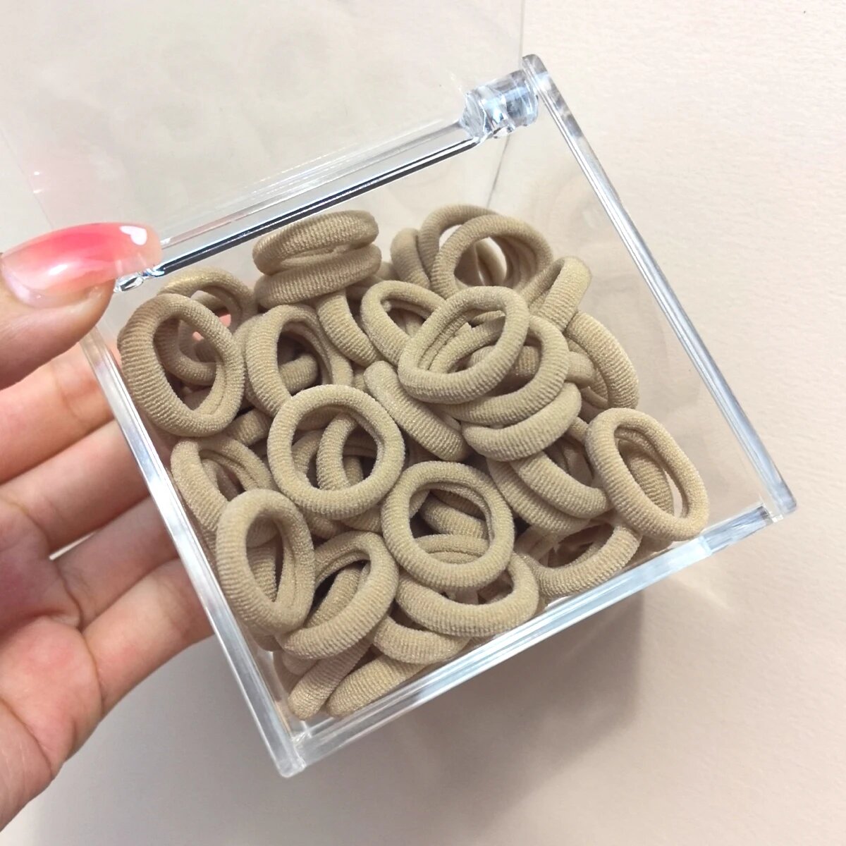 Резинки для волос эластичные, цвет 4-50PCS