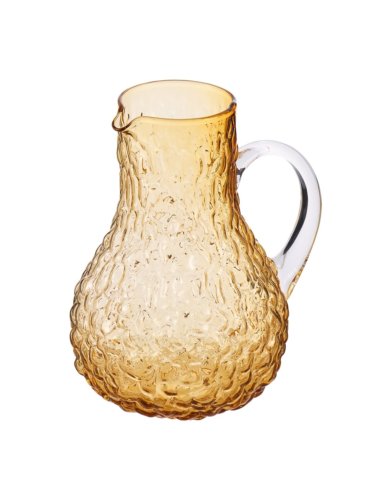 Кувшин Gipfel Lars 52595, объем 2 л, 9x18.5x22.5 см, стекло, янтарный