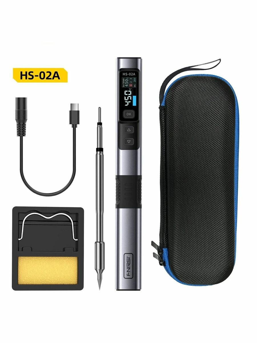 Умный электрический паяльник FNIRSI HS-02A 100Вт