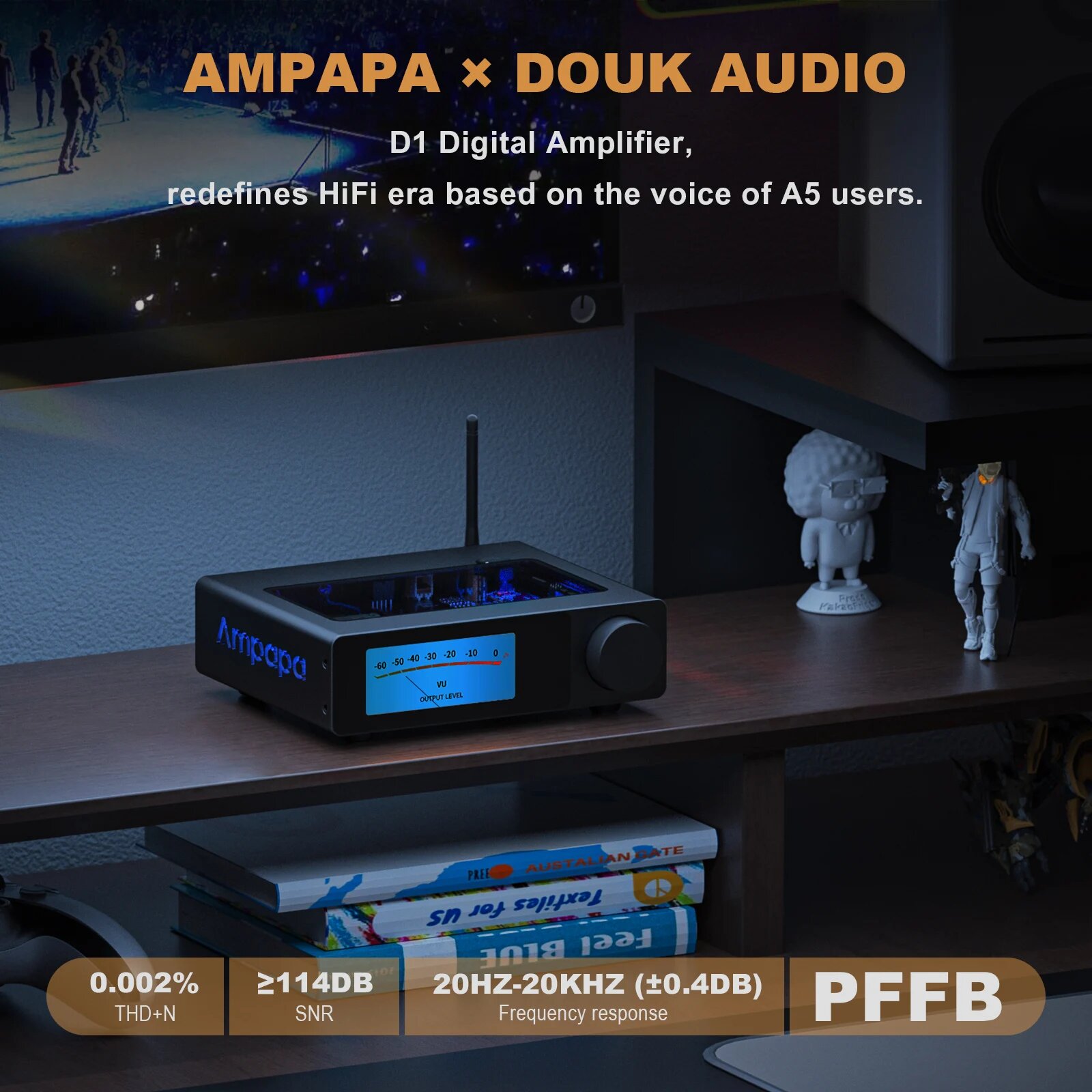 Nobsound D1 Bluetooth 5.2 Усилитель — фото 1