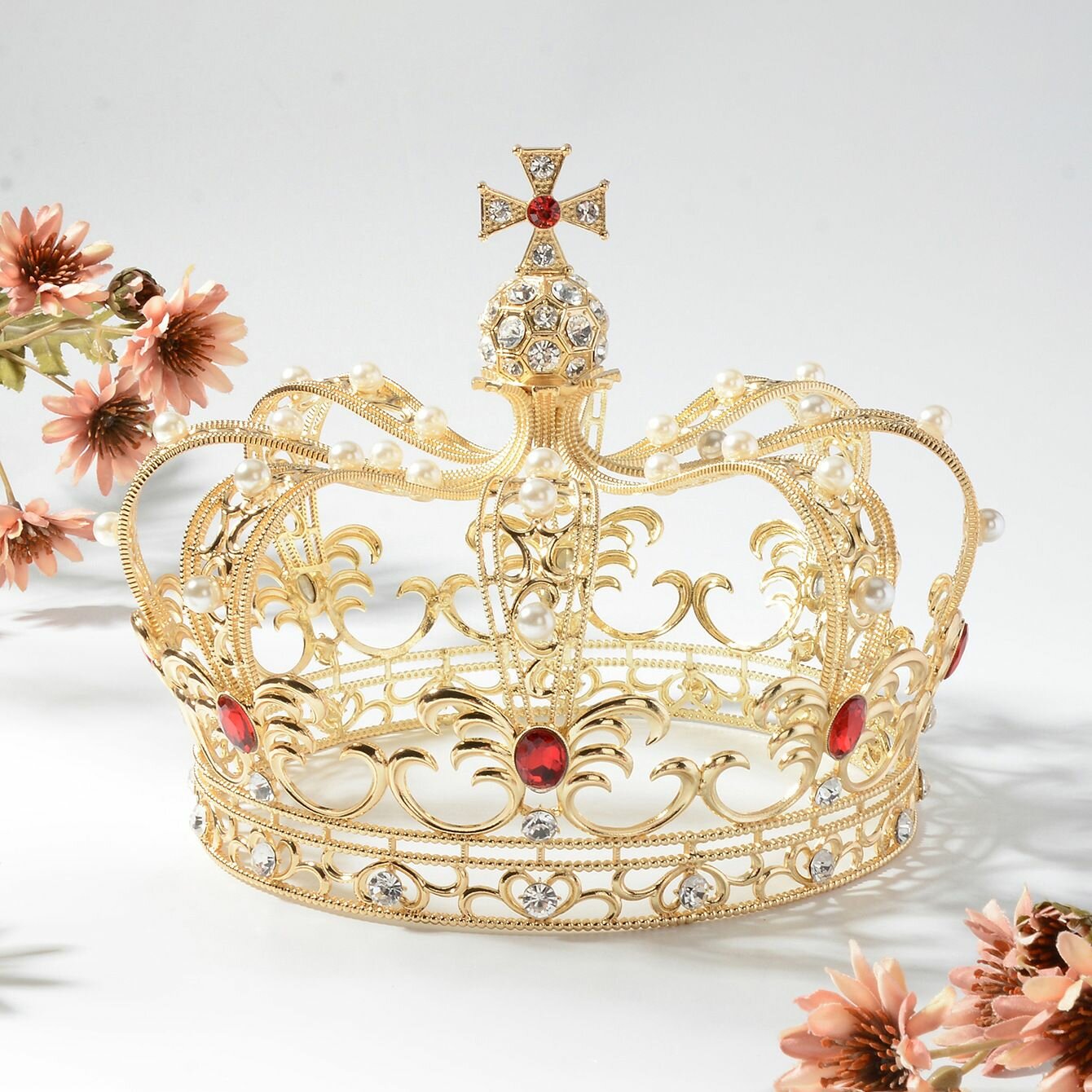 Корона на голову царя, украшения на торт, топпер царский