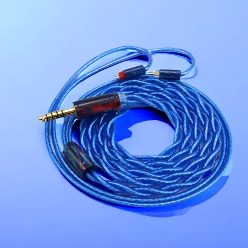 XINHS K15 синие кабели для наушников 4.4mm, recessed 0.78mm 2Pin