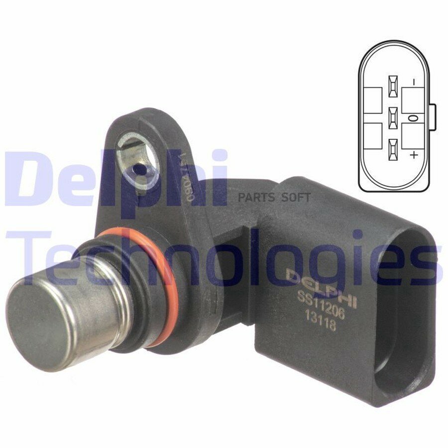 DELPHI SS11206 Датчик положения распредвала A3 Quattro, A3 Sportback Quattro, A8 Quattro, TT Quattro
