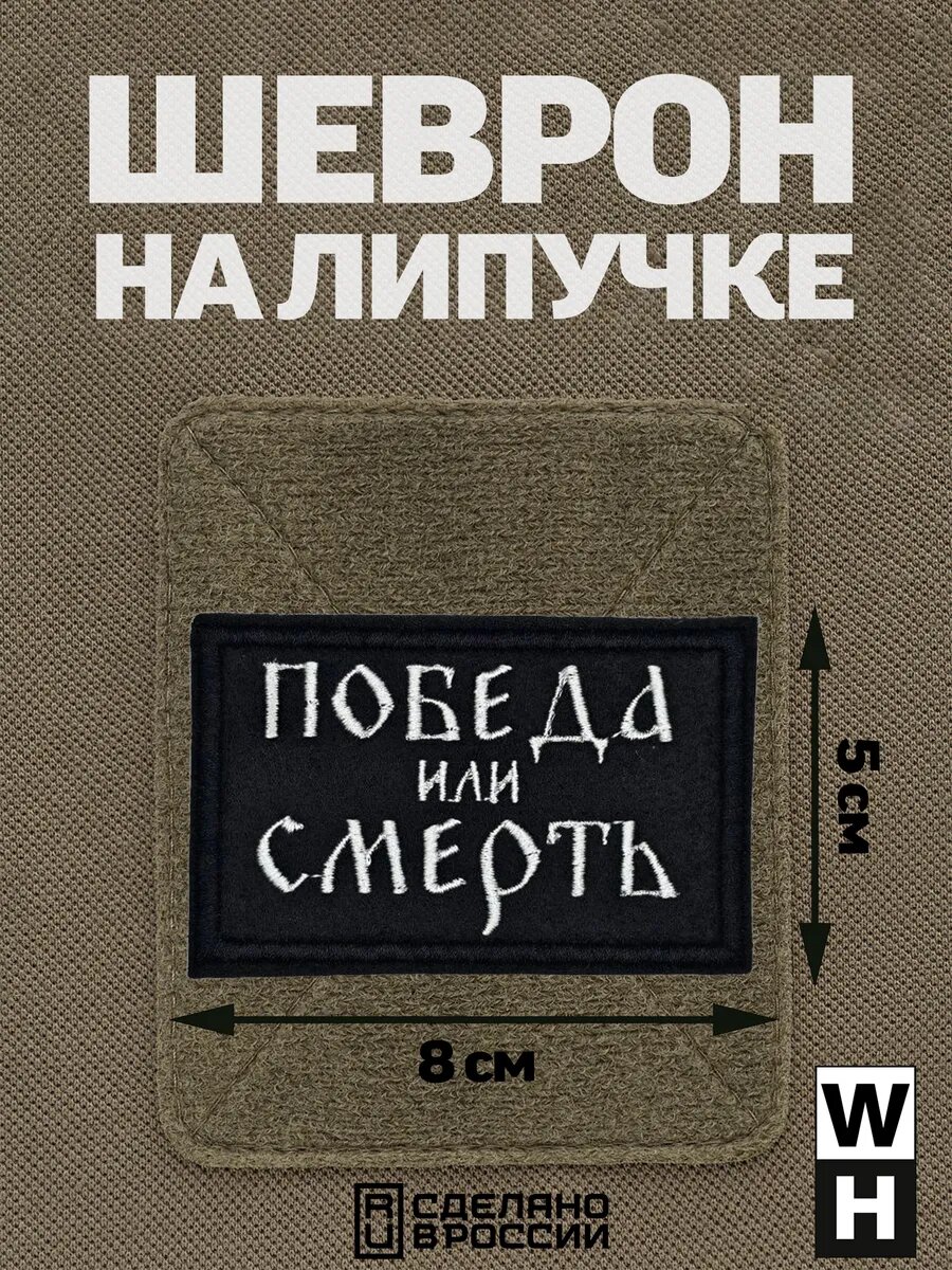Шеврон на липучке славянский Победа или Смерть
