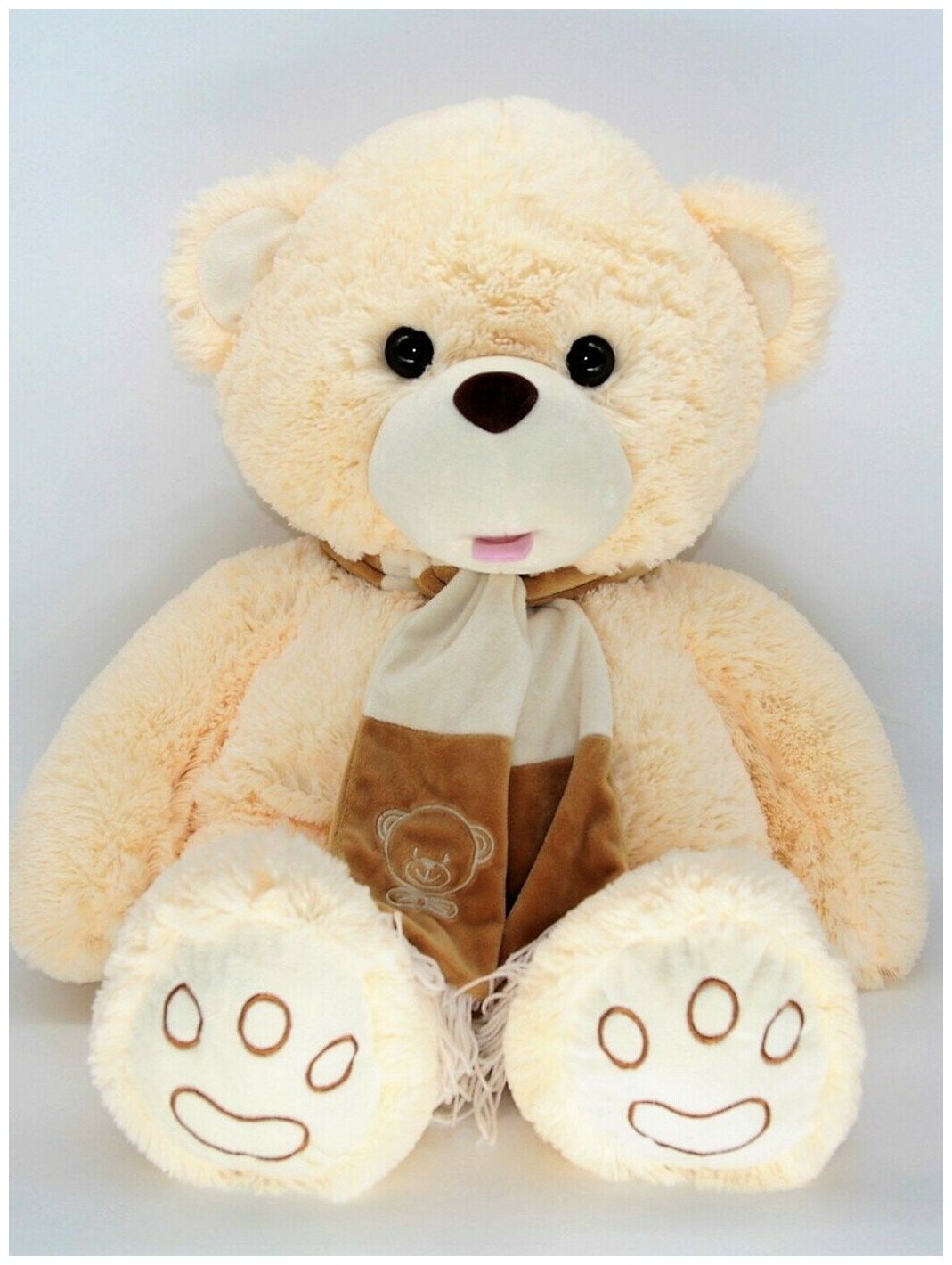 Мягкая игрушка акимбо КИТ Мишка с шарфом 80 см.