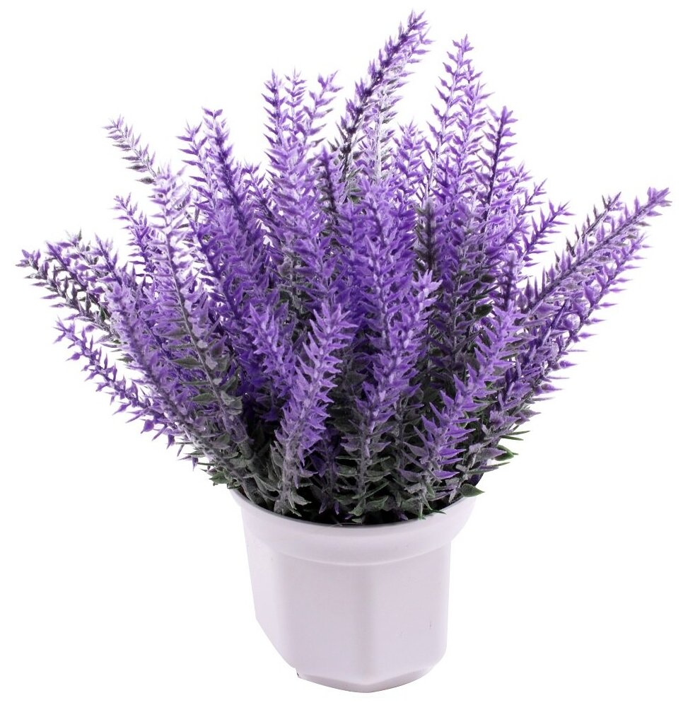 Искусственная лаванда в кашпо от бренда Holodilova