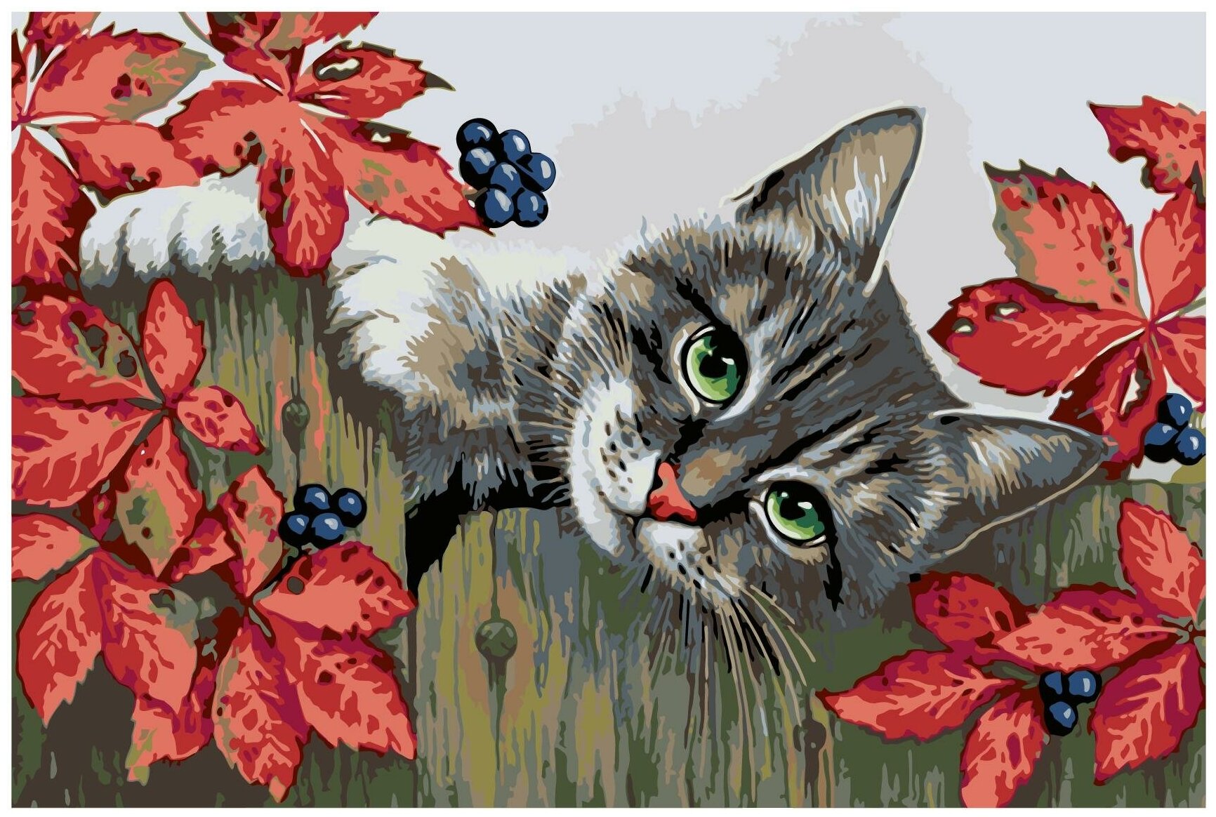 Сосед по даче Раскраска картина по номерам на холсте