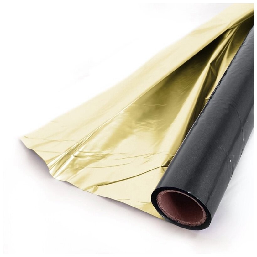 Полисилк (1*20 м) Черный/Золото, 1 шт.