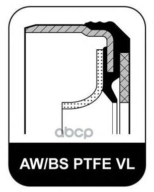 Сальник коленвала Elring арт. 766829