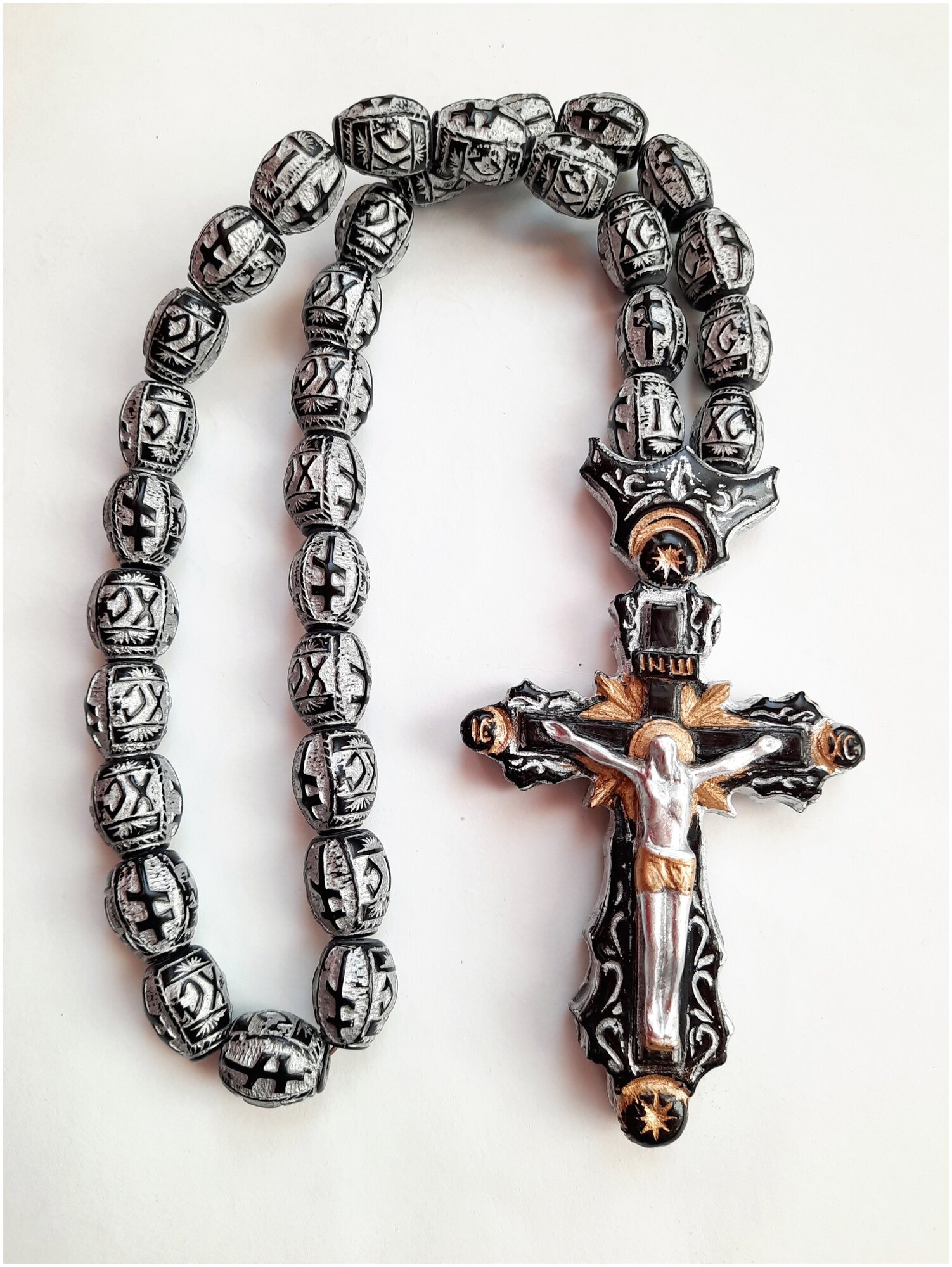 Четки православные в машину крест на зеркало ручной работы/ украшение / в автомобиль / подарок / подвеска / в авто / сувениры