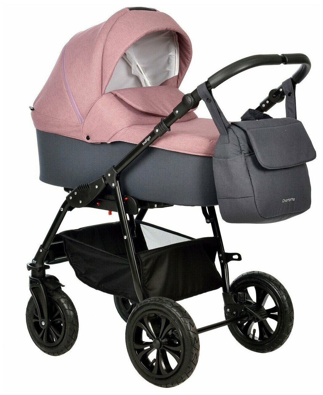 Коляска CHARLOTTE Sity 2в1 (Indigo)