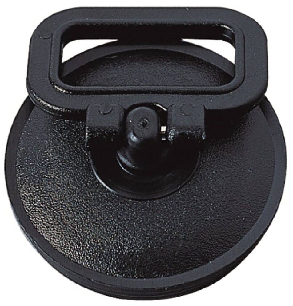 Пробка Wirquin 30987108, для раковины и ванны, 1.25", черная