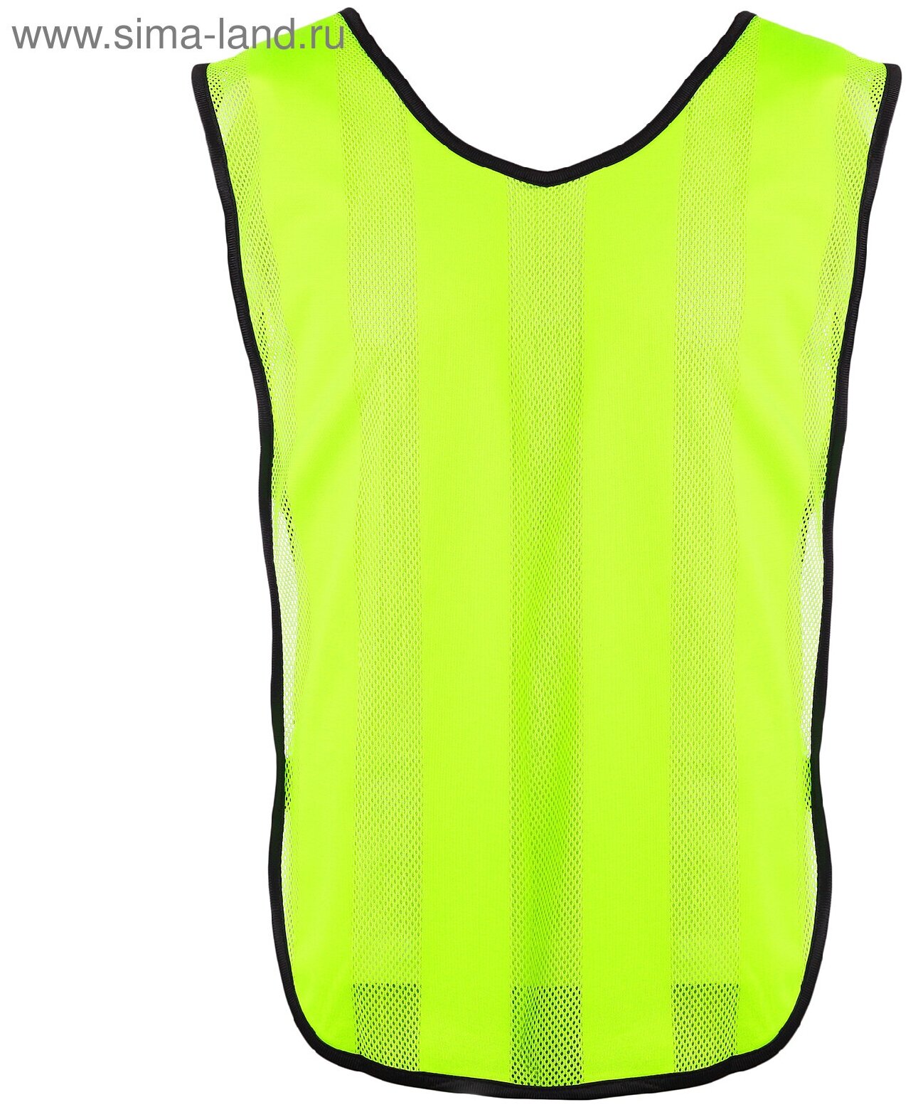 Манишка футбольная, р. M, на резинке, салатовая