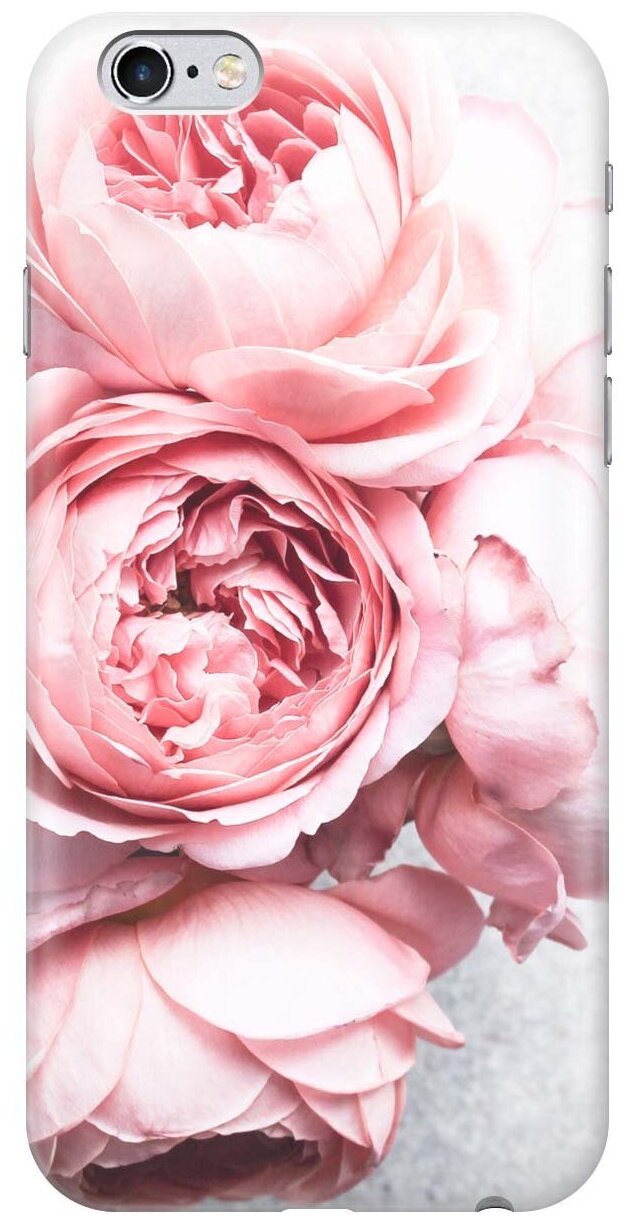 Силиконовый чехол на Apple iPhone 6s / 6 / Эпл Айфон 6 / 6с с рисунком "Нежность"