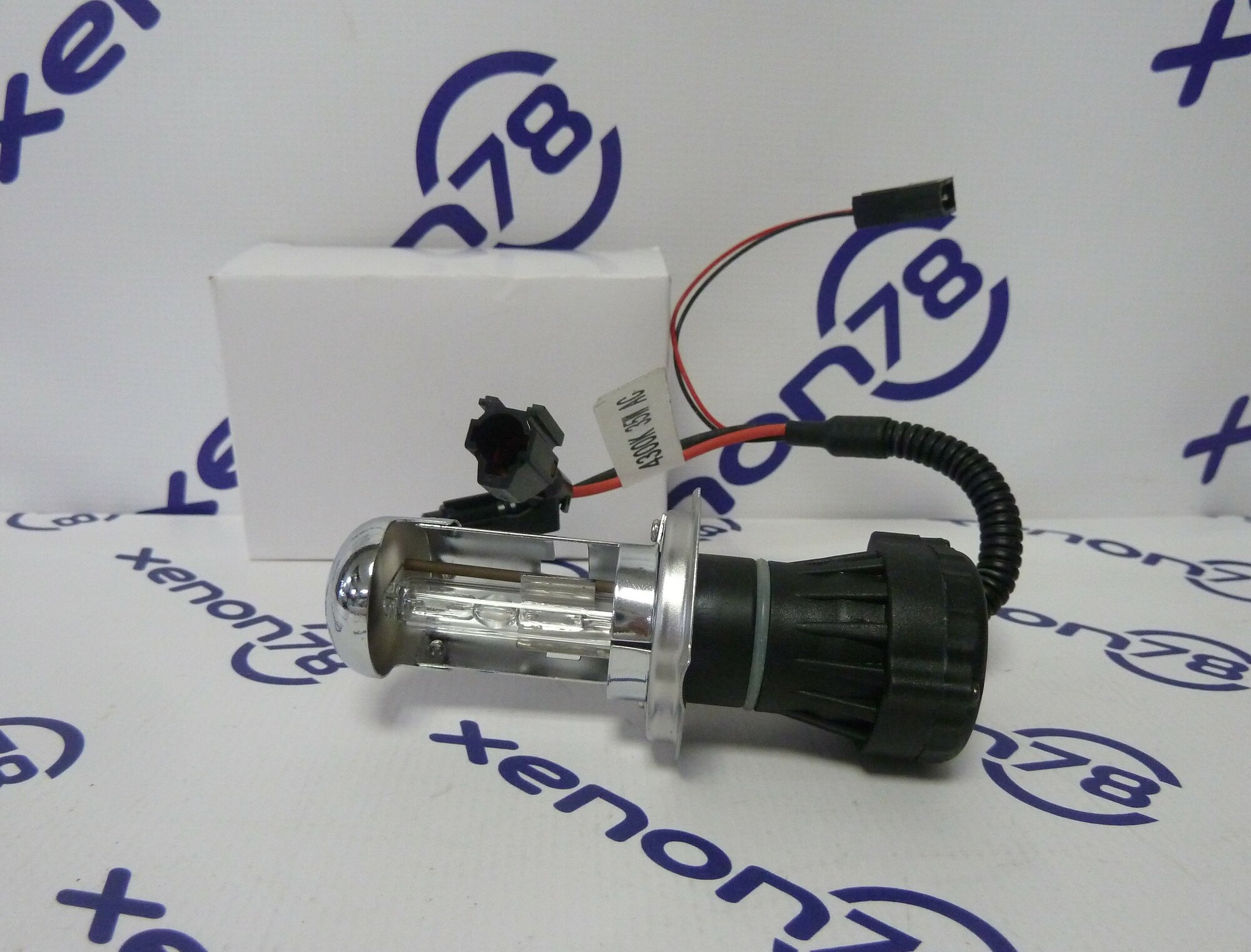 Биксеноновая лампа TH H4 4300K 35W (тепло-белый свет) - 1 шт.