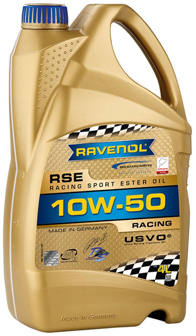 Моторное масло RAVENOL RSE Racing Sport Ester SAE10W-50 ( 4л) new