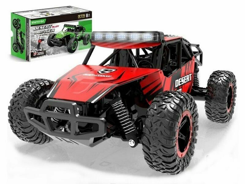 Радиоуправляемый внедорожник VolantexRC Desert King 1/16, красный, 2WD, 2.4G, RTR