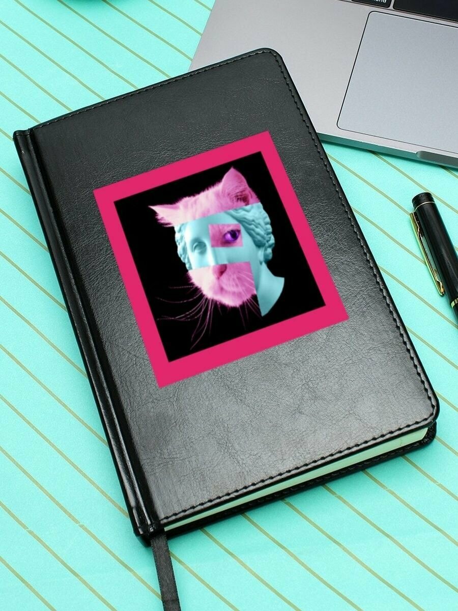 Ежедневник недатированный с принтом Искусство,320 ст