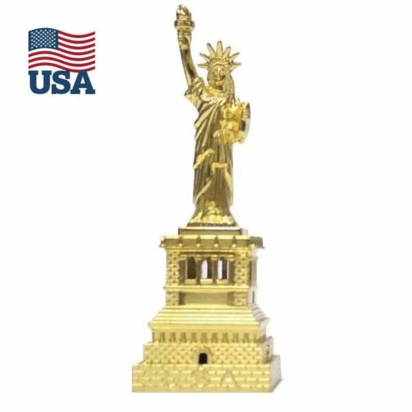 Статуэтка Американская Статуя Свободы золотая 30 см / The Statue of Liberty