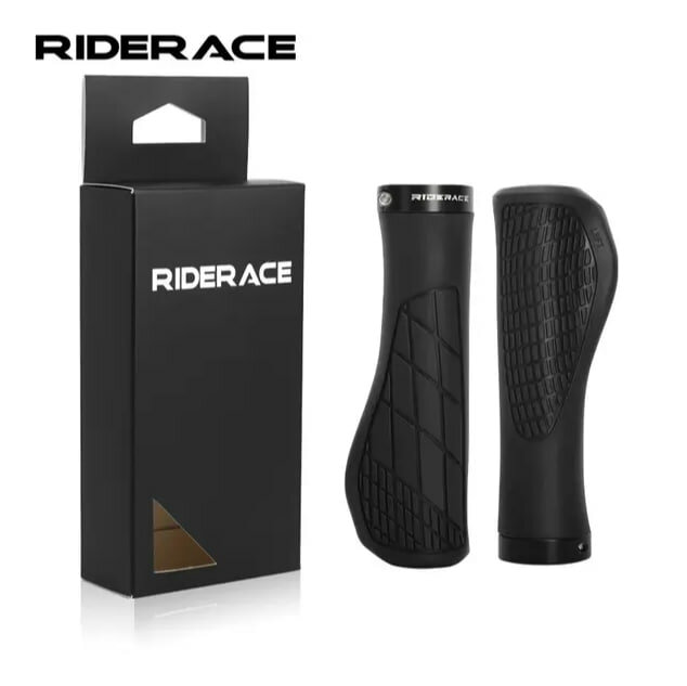 Грипсы Rider Ace эргономичные с лок-онами, чёрные