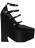 Туфли Versace Tempest, размер 35, black/black