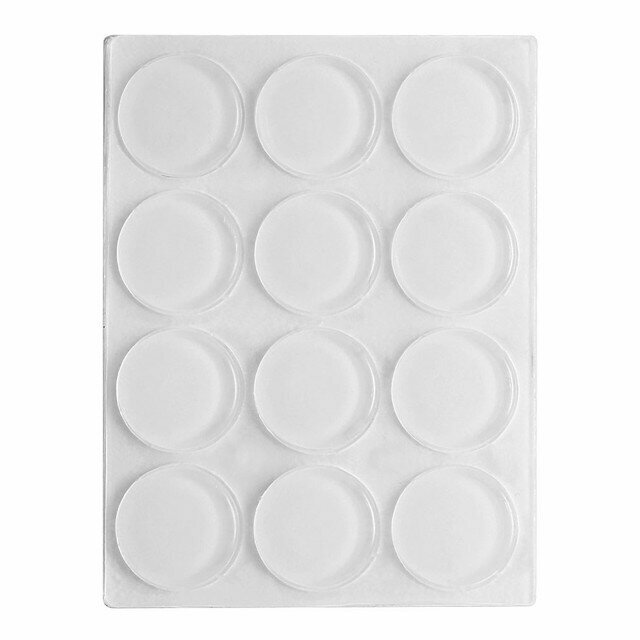 Бампер дверной UGO LOKS, диаметр: 20мм количество: 12шт, материал: ПВХ, цвет: прозрачный